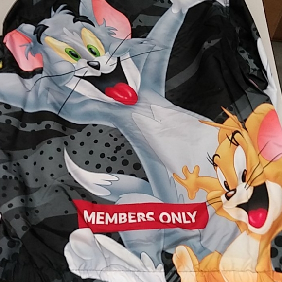 Members Only | Jackets & Coats | Brand New Men Tom And Jerry Jacket ...